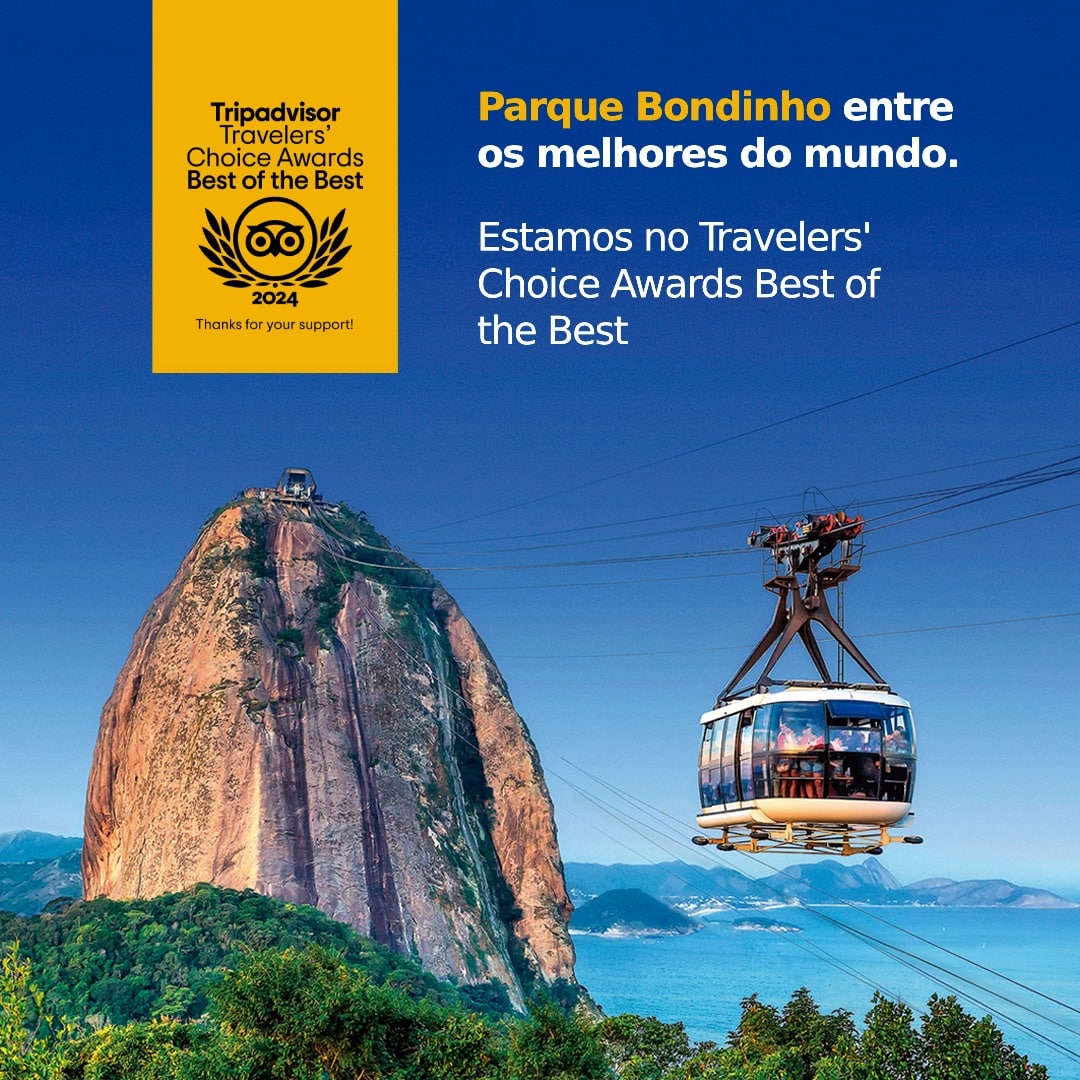 Parque Bondinho Pão de Açúcar® está entre os vencedores Best of the ...